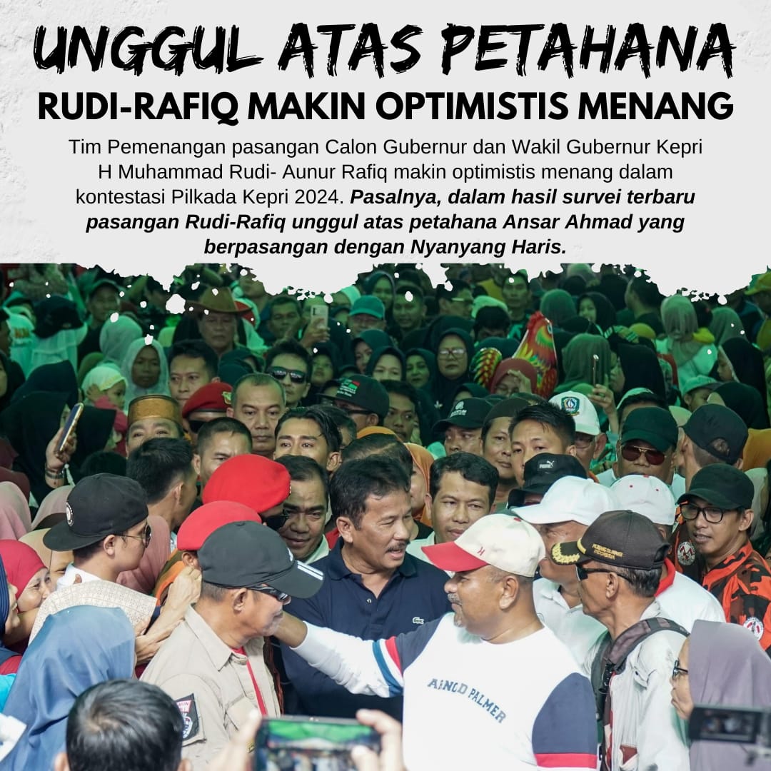 Survei Terbaru Rudi-Rafiq Unggul dari Ansar Ahmad - Indopost.co